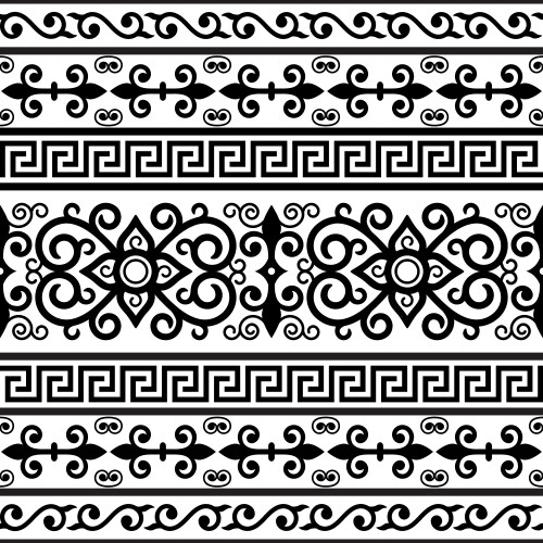 Mongolian Pattern Vector Images (over 830)