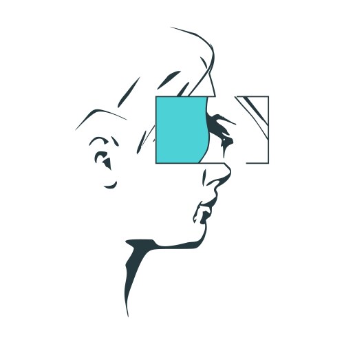 Self discovery finding yourself searching Vector Image