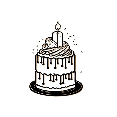 Candle Line Drawing Vector Images (over 5,800)