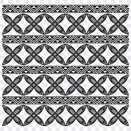 Polynesian tattoo tribal background design Vector Image