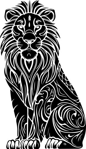 Lion Full Body Vector Images (69)
