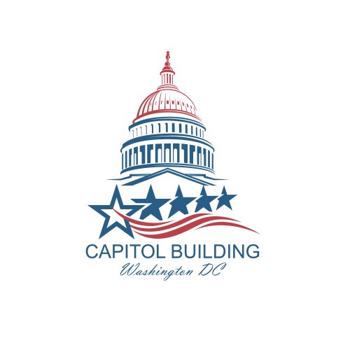 Washington state capitol Royalty Free Vector Image
