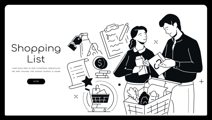 Grocery List Vector Images (over 2,100)