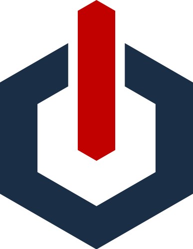 B logo hexagon icon Royalty Free Vector Image - VectorStock