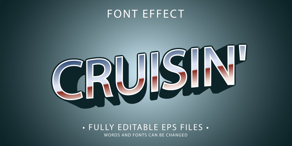 Retro neon style font effect isolated in dark Vector Image