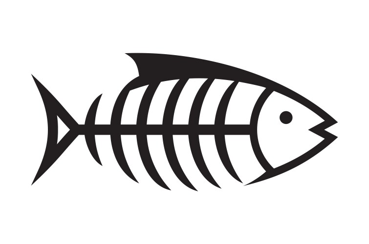 Logo Fish Skeleton Vector Images (over 1,300)