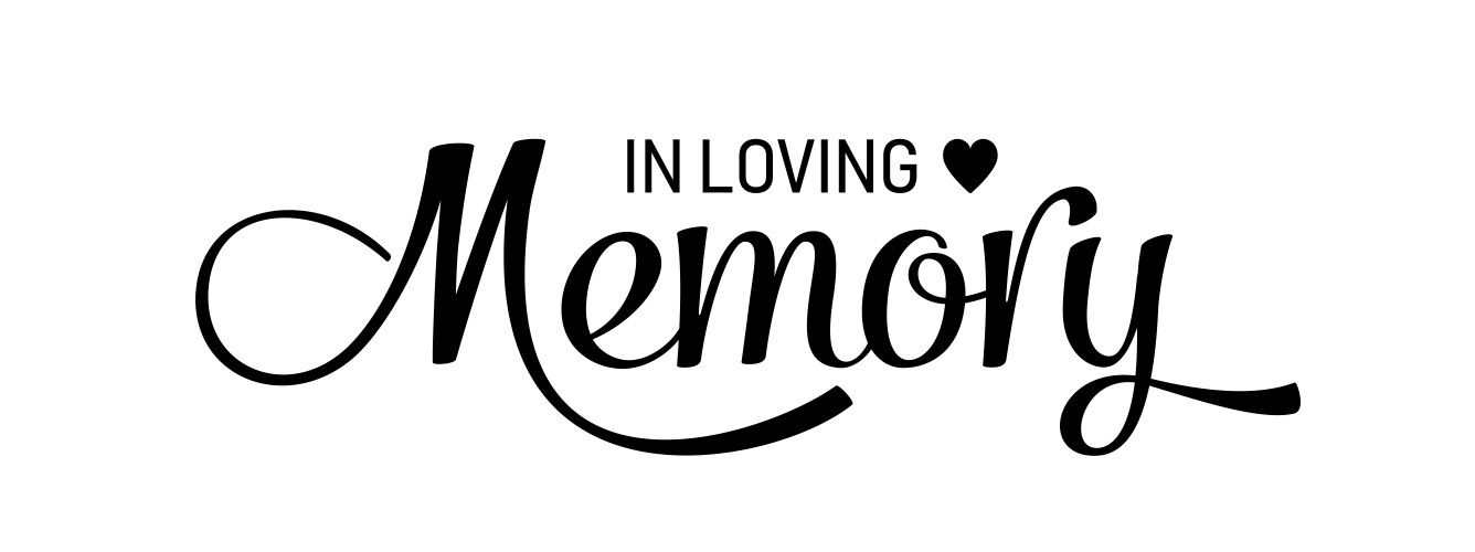 Memorial day in loving memory coloring page Vector Image