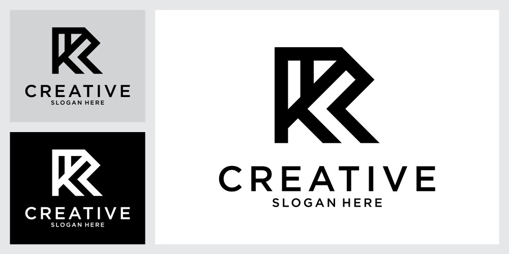 Letter rk logo Vector Images & Graphics for Commercial Use | VectorStock