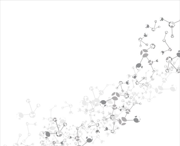 Molecule on the white background Royalty Free Vector Image