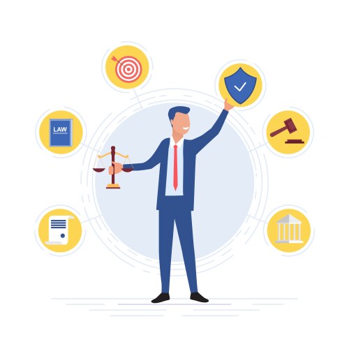 Lawyer Cartoon Advocate Vector Images (over 560)