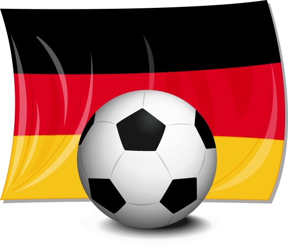 Germany 2024 euro soccer cup posters set Vector Image