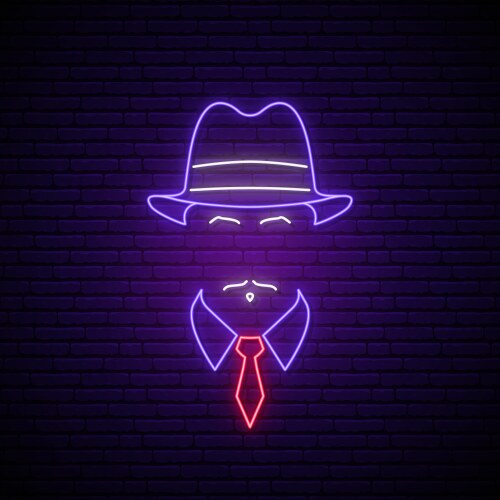 Man neon sign Royalty Free Vector Image - VectorStock