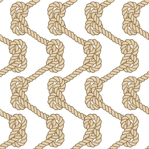 Rope elements marine cord borders nautical ropes Vector Image