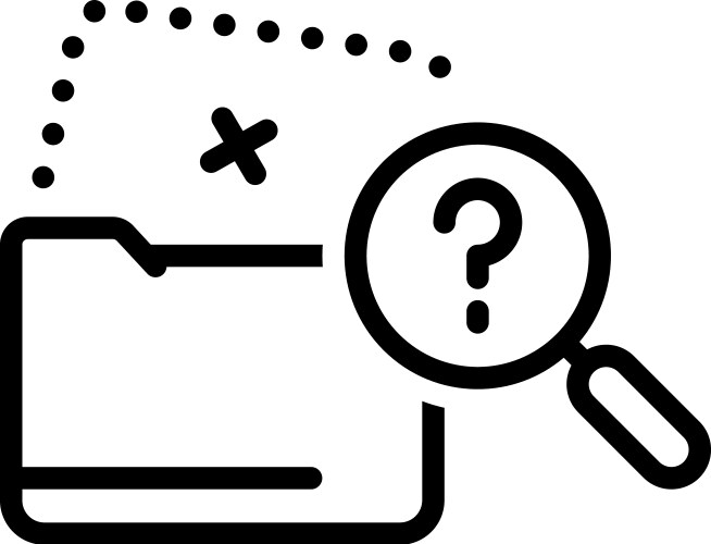 Missing data Royalty Free Vector Image - VectorStock