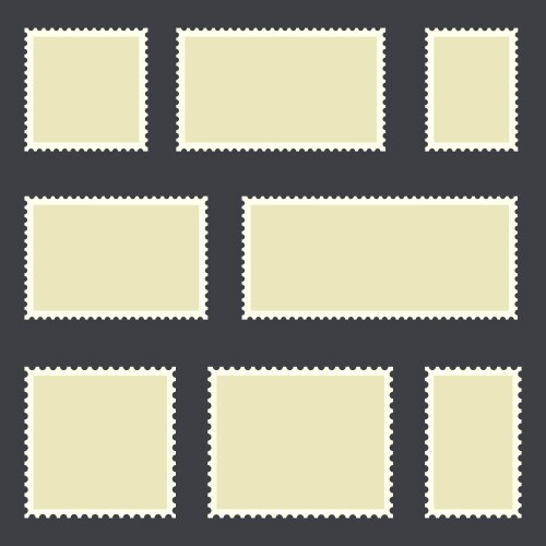 Postage Stamp Edge Border Vector Images (over 880)