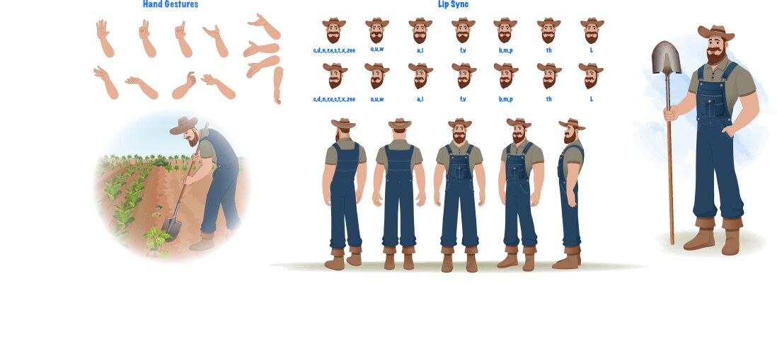 Character Turnaround Vector Images (92)