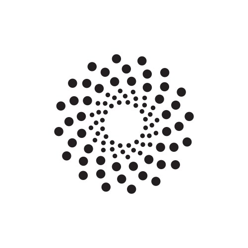 Halftone dots forms Royalty Free Vector Image - VectorStock