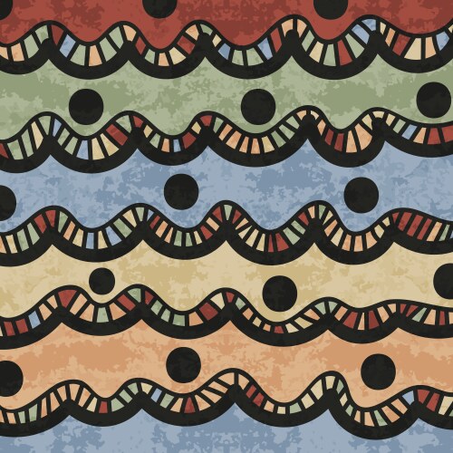 Water geometric pattern Royalty Free Vector Image