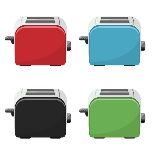 Broken toaster error 3d icon Royalty Free Vector Image