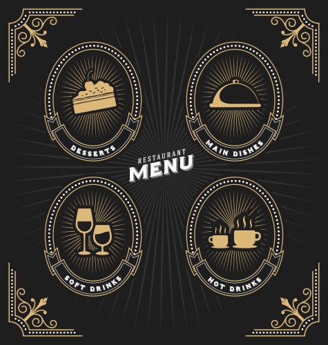 Restaurant Menu Borders Vector Images (over 6,500)