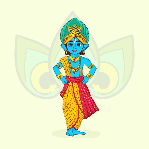 Cute Krishna Vector Images (over 760)