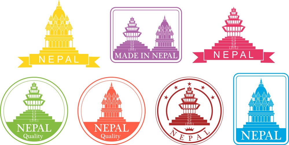 Nepal Temple Vector Images (over 450)