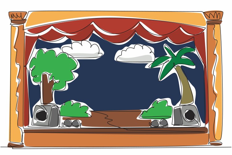 Theater Stage Sketch Vector Images (over 680)