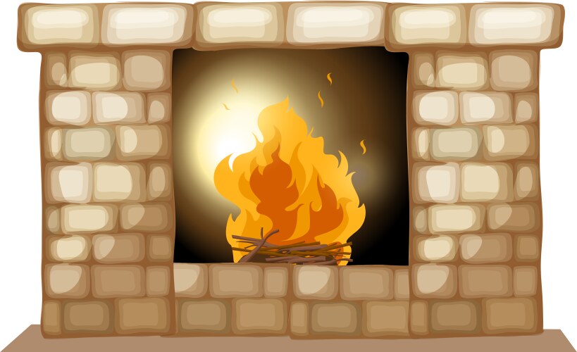 Cartoon Fireplace Vector Images (over 8,400)