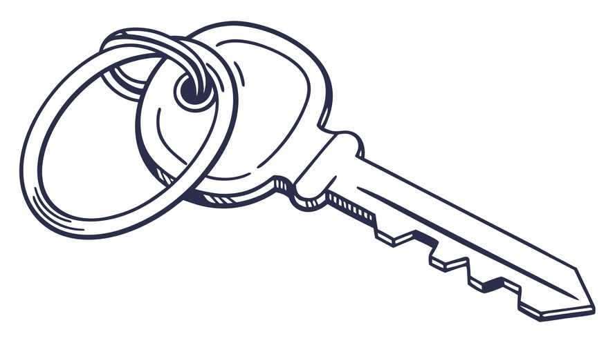 Keys Key Outline Vector Images (over 82,000)