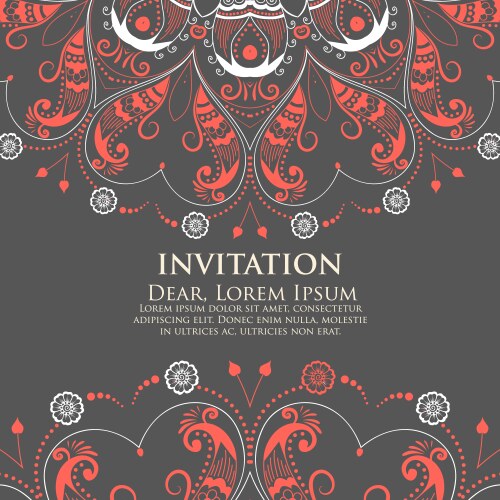 Wedding invitation and announcement Royalty Free Vector