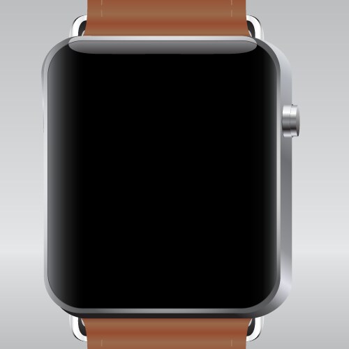 Smartwatch compass app ui ux gui wristwatch map Vector Image