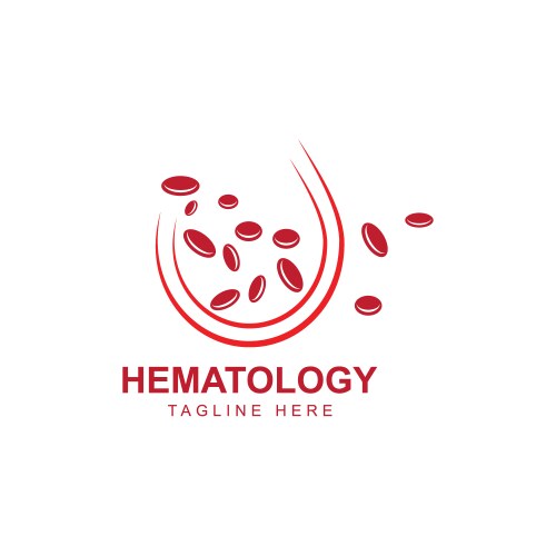 Red Blood Cell Logo Royalty Free Vector Image - VectorStock