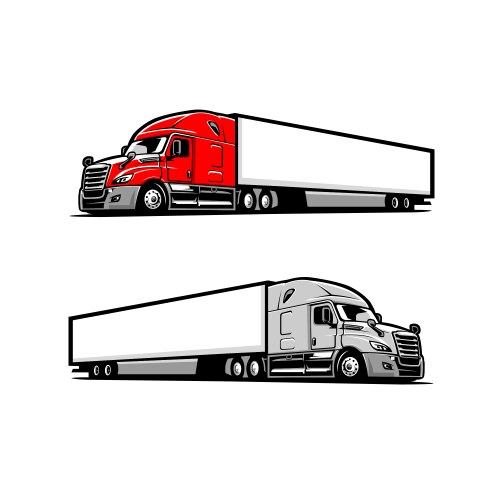 18 Wheeler Truck Vector Images (over 620)