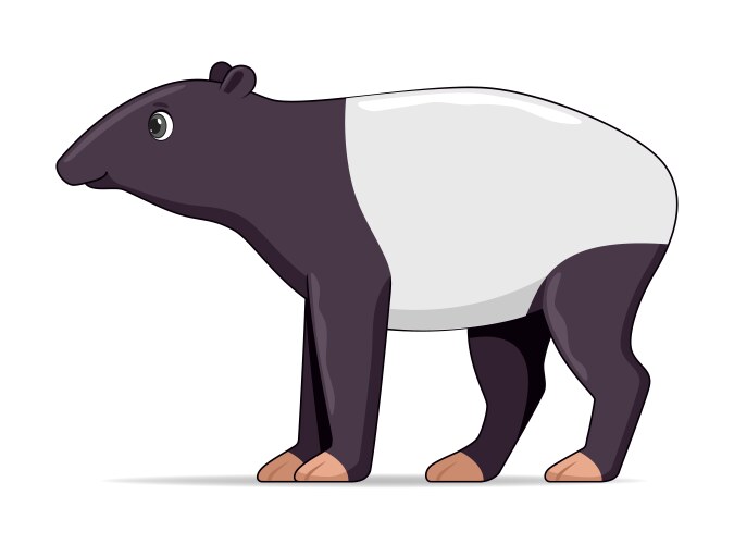 Tapir cartoon icon Royalty Free Vector Image - VectorStock