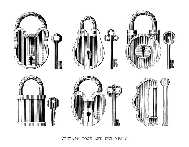 Lock and Key Vector Images (over 150,000)