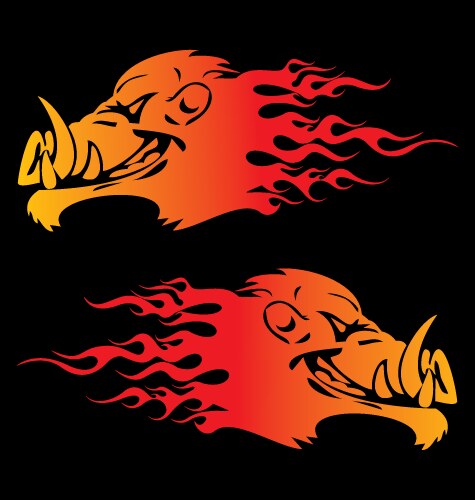 Boar head Royalty Free Vector Image - VectorStock