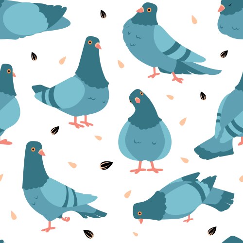 Pigeon Cartoon Vector Images (over 7,300)
