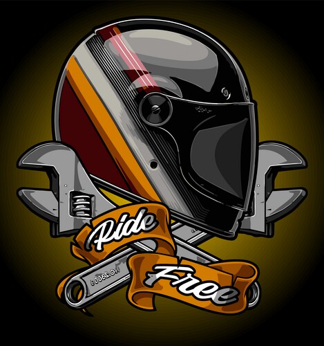 Racing helmet icon logo Royalty Free Vector Image