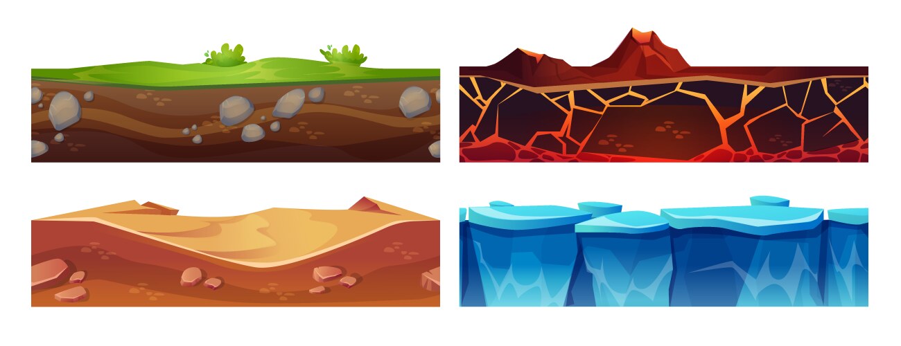 Volcano Game Background Vector Images (over 800)