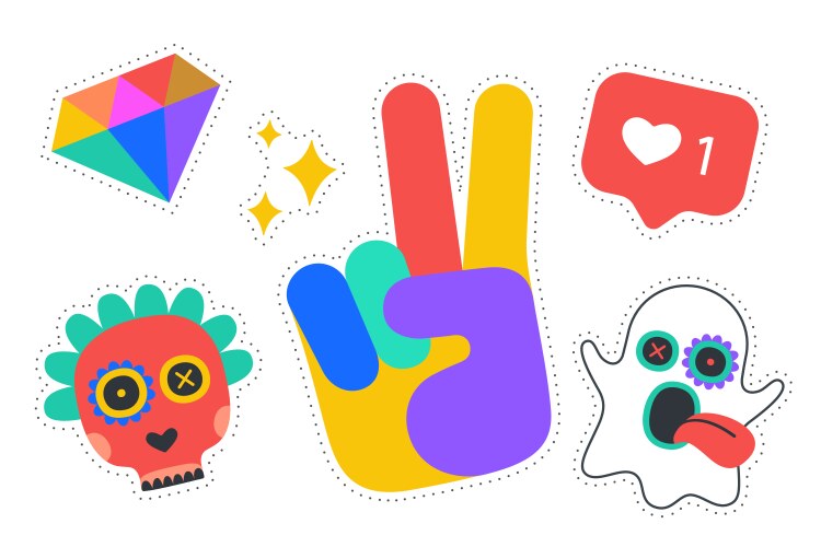 Be kind colorful fun lettering Royalty Free Vector Image