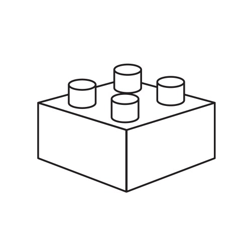 Lego Blocks Outline Vector Images (over 140)