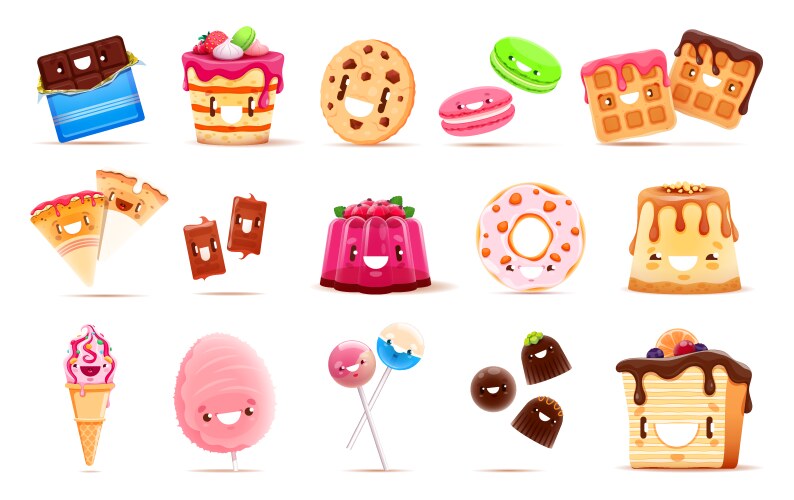 Cartoon Sweets Vector Images (over 530,000)
