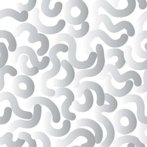 Abstract bold curly line seamless pattern trendy Vector Image