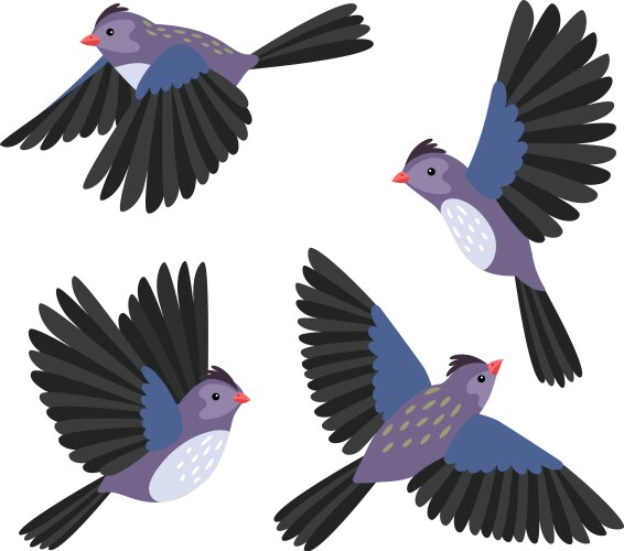 Flying Bird Cartoon Vector Images (over 69,000)