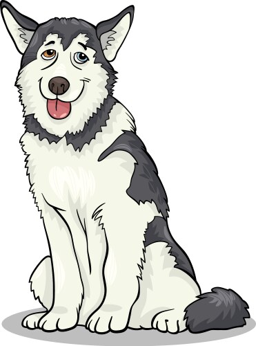 Husky Cartoon Vector Images (over 5,700)