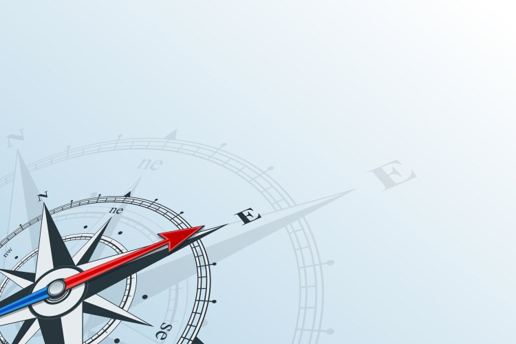 Compass east background Royalty Free Vector Image