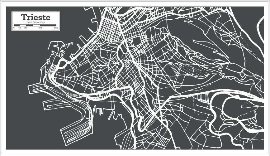 Area map of milan italy Royalty Free Vector Image