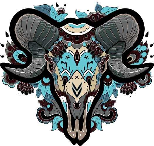 Ram Skull Vector Images (over 980)