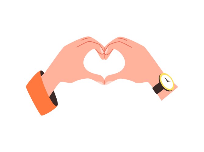 Gesture Hands Heart Making Vector Images (over 730)