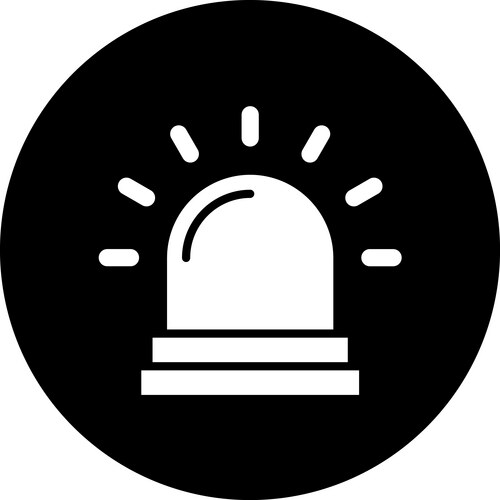 Fire alarm icon Vector Images & Graphics for Commercial Use | VectorStock